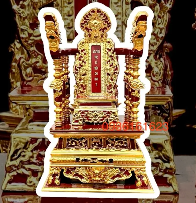 Tìm hiểu cách đặt bài vị trên ngai thờ, sự khác biệt giữa ngai cột và ỷ ...